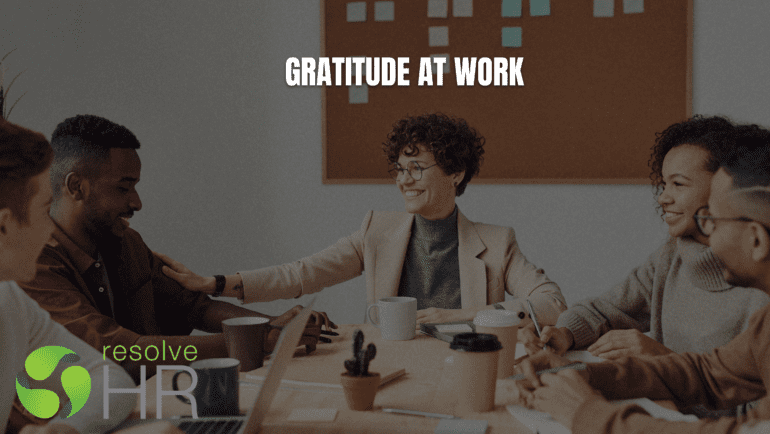Gratitude at Work